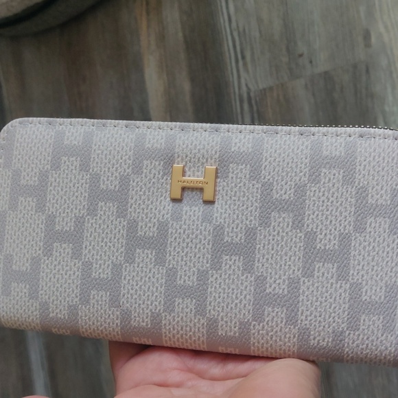 H by Halston | Bags | Halston Monogram Wallet | Poshmark